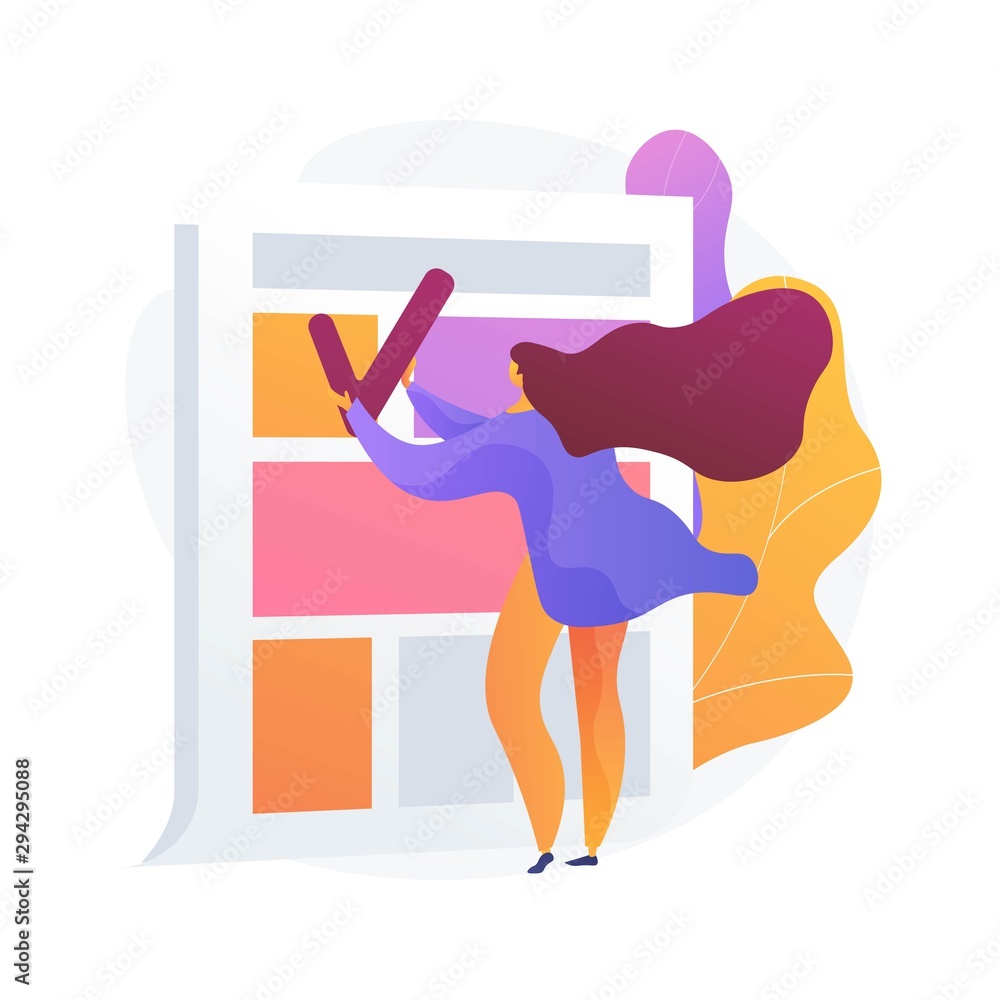 News article editing and proofreading. Press, newspaper reading ...