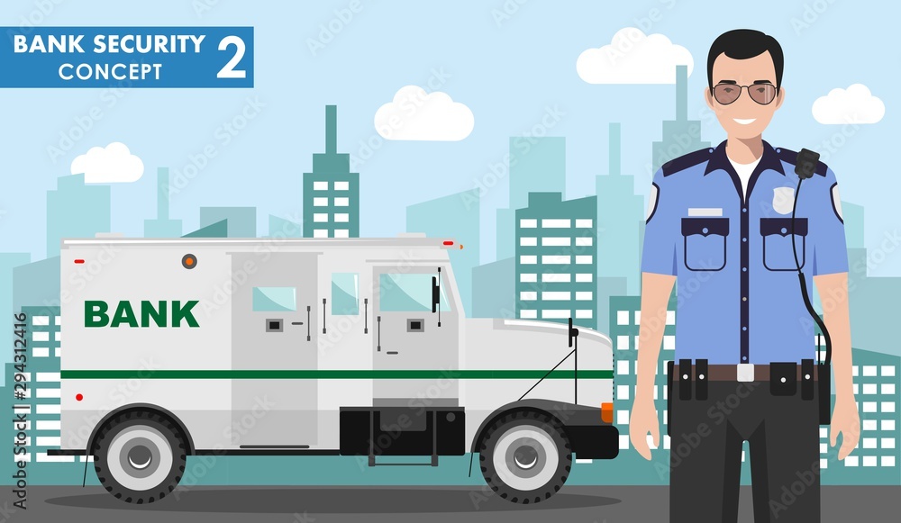 Bank Guard Clipart