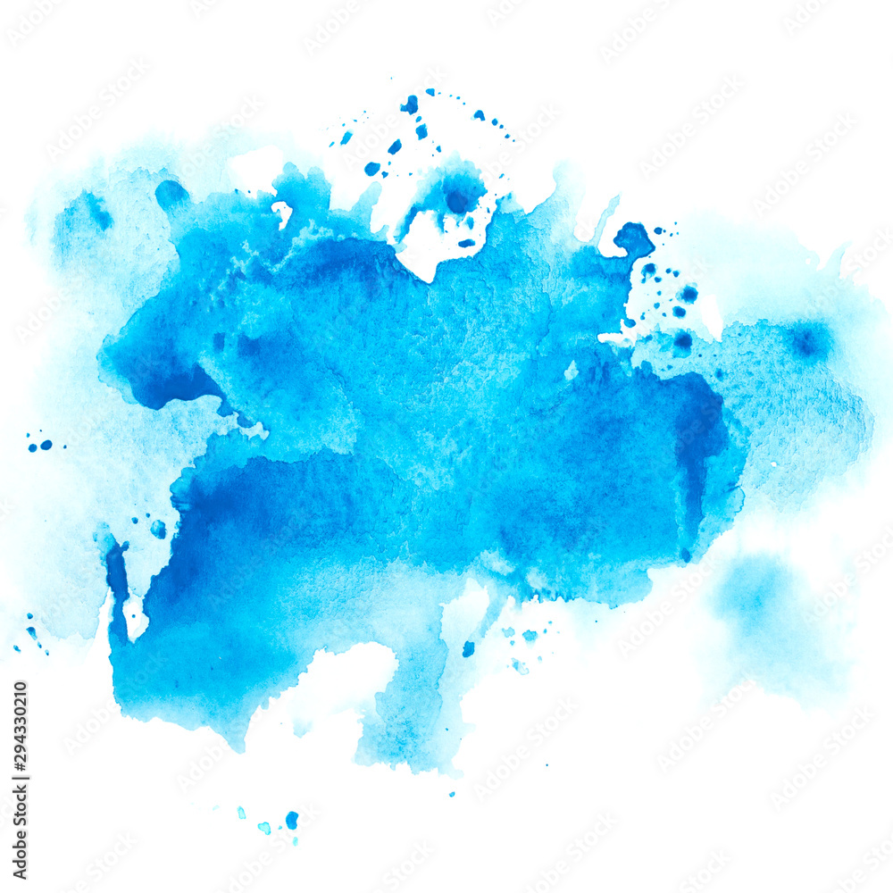 splash shades blue abstract background on paper. Stock Photo | Adobe Stock