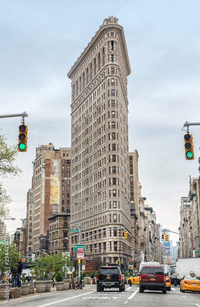Flatiron Building at NYC Stock-Foto | Adobe Stock
