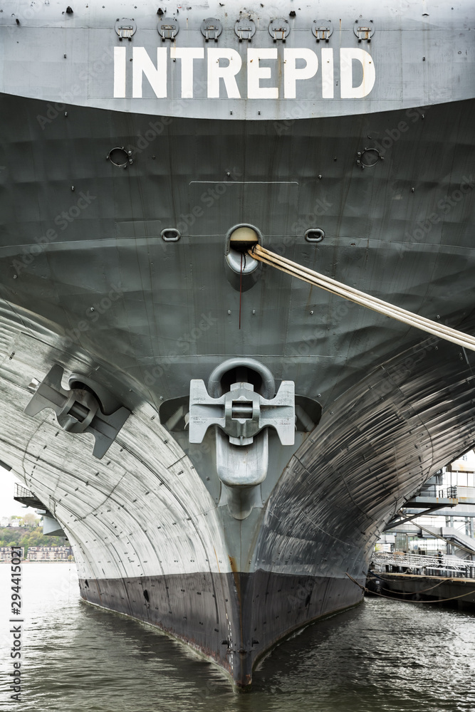 Aircraft carrier USS Intrepid Stock Photo | Adobe Stock