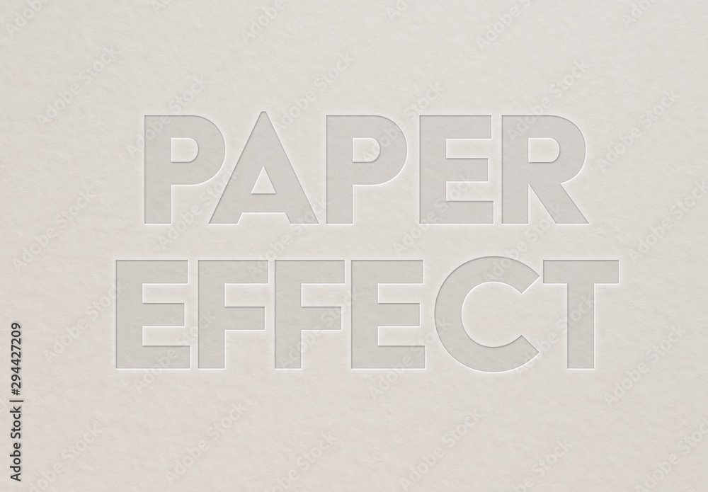 Embossed Paper Layer Style Stock Template | Adobe Stock