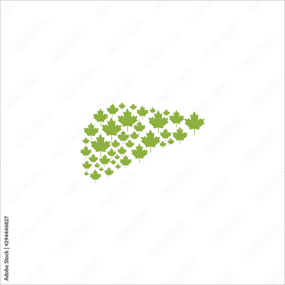 liver, flat, style, background, web, site, design, app, ui ...