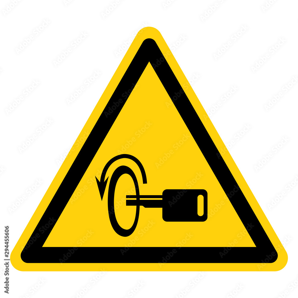 Warning Switch Off Engine Symbol Sign, Vector Illustration, Isolate On ...