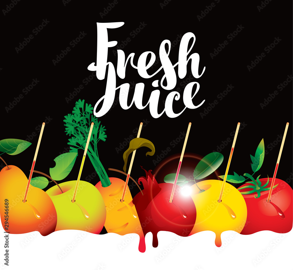 Fresh Juice Vector