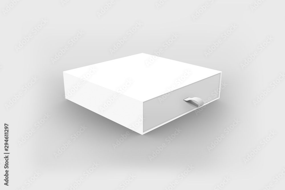 3D illustrator Box packaging Mockup for your design Stock Illustration ...
