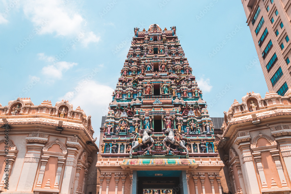 Sri Maha Mariamman hindu temple in Kuala lumpur, Malaysia Stock Photo ...