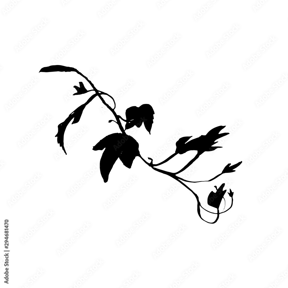 Poison Ivy Silhouette