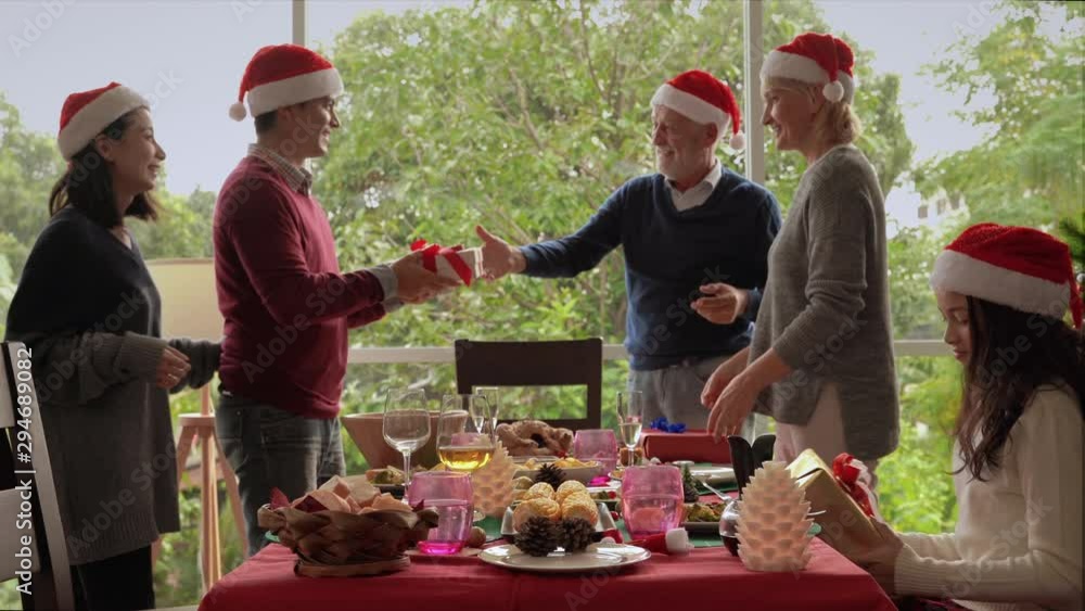Grandfather gave a gift to Son and daughter-in-law and grandchildren ... Grandfather gave a gift to Son and daughter-in-law and grandchildren ...