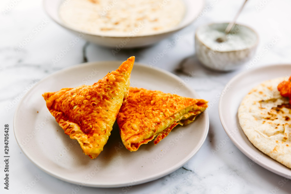 Indian snacks Stock Photo | Adobe Stock