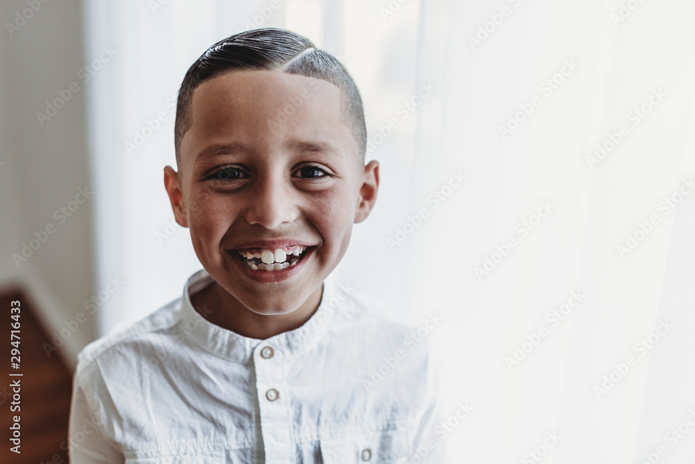 Smiling Young Boy