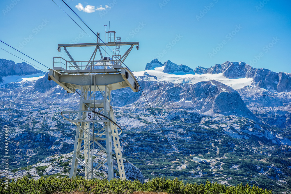 This amazing landscape was captured on the trail between the cable care ...