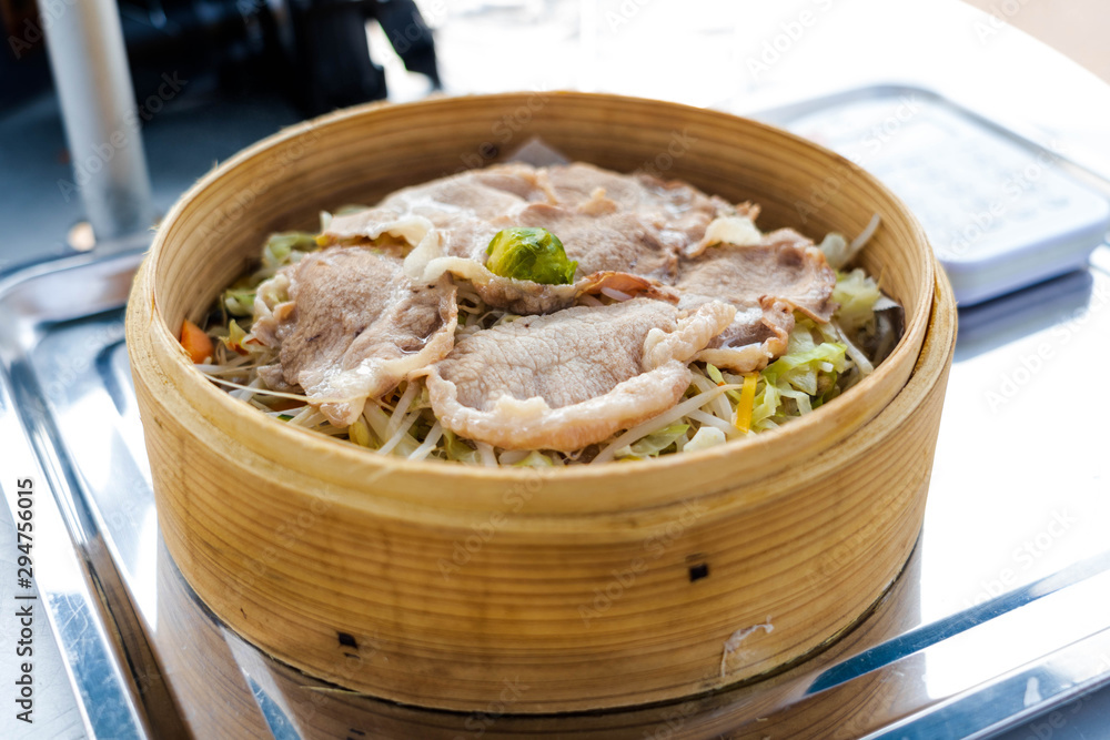 Japanese hot steam cooking from hot spring heat energy, good for health ...