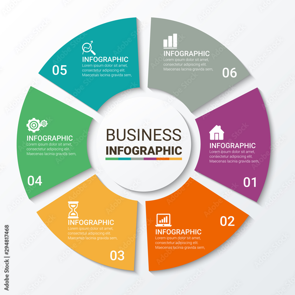 Multipurpose Infographics Keynote Templates Stock Vector | Adobe Stock