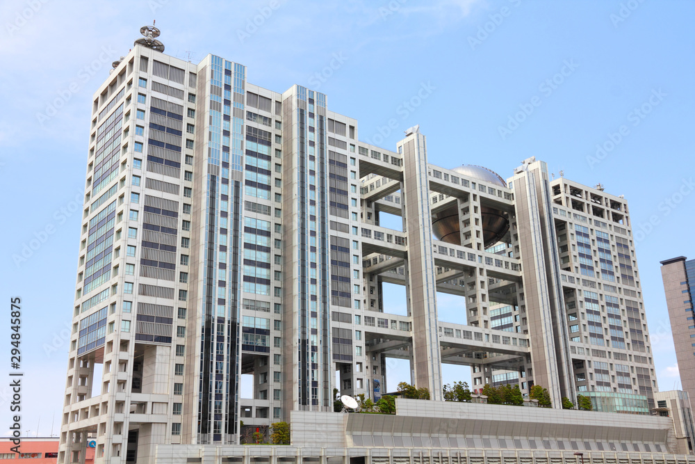 TOKYO - MAY 11: Fuji TV building on May 11, 2012 in Tokyo. Fuji TV ...