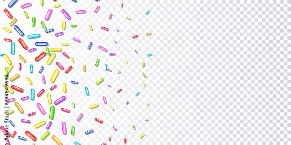 Sprinkles grainy on a transparent background Stock Vector | Adobe Stock
