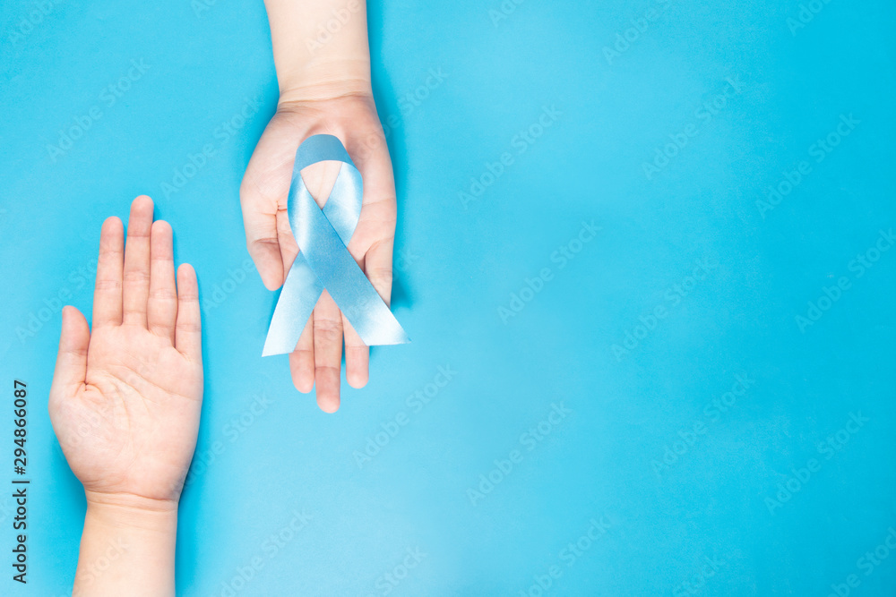Men's health and Prostate cancer awareness campaign concept. Human ...