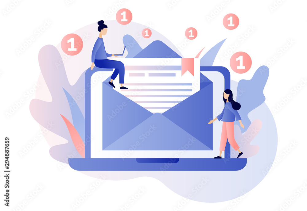 Email Marketing Cartoon