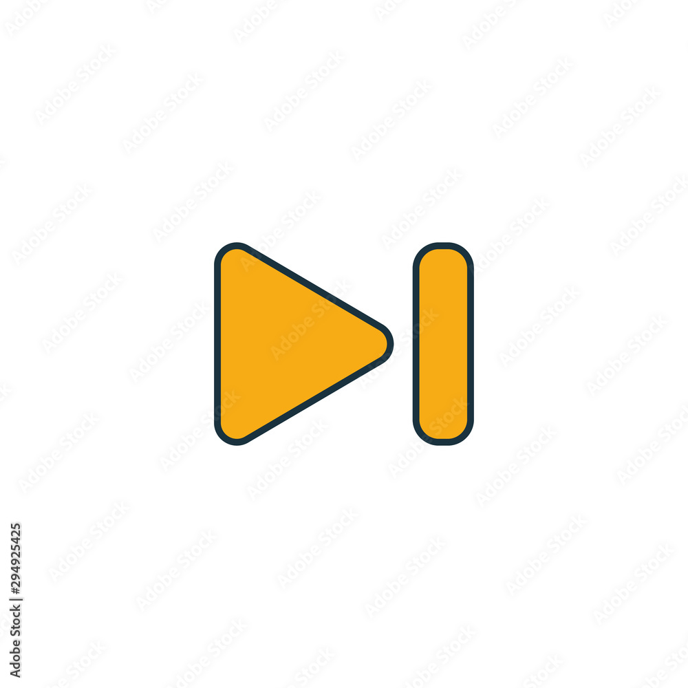 Reverse icon. Outline filled creative elemet from audio buttons icons ...