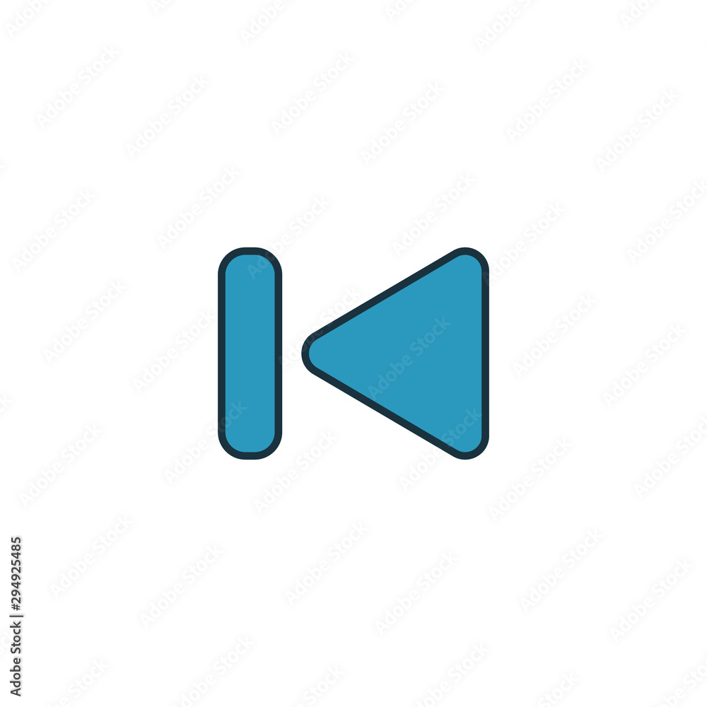 Forward icon. Outline filled creative elemet from audio buttons icons ...