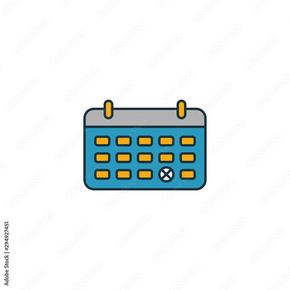 Key Event icon. Outline filled creative elemet from business management ...