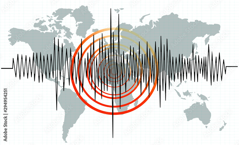 earthquake background Stock Vector | Adobe Stock