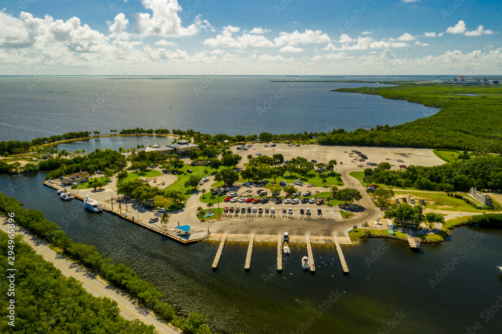 Boat ramp at Homestead Bayfront Park Miami FL Stock Photo | Adobe Stock