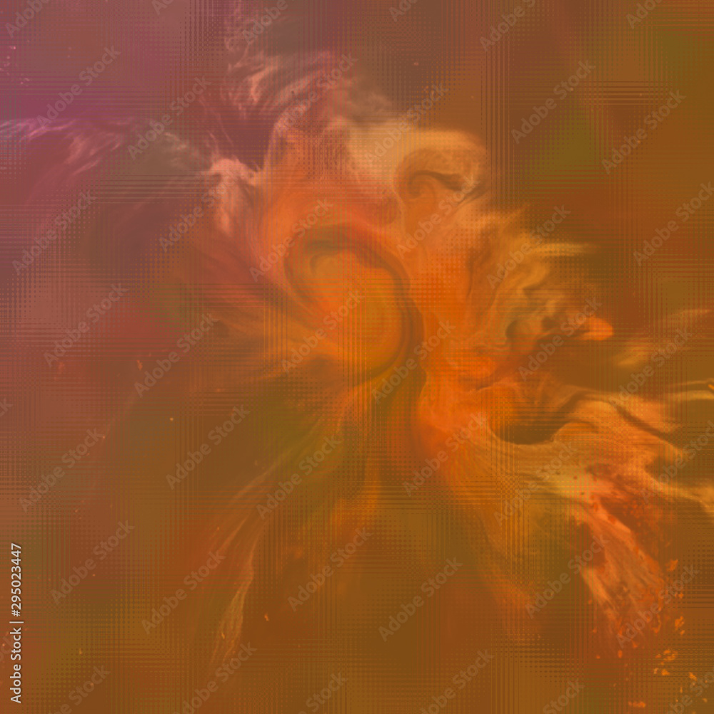 Cosmic illustration,Multi colored pointillism background or wallpaper ...