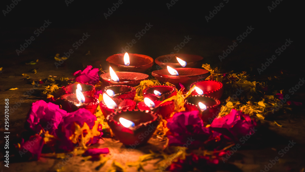Diwali Diya(oil lamp) also known as diva. Diwali is biggest festival of ...