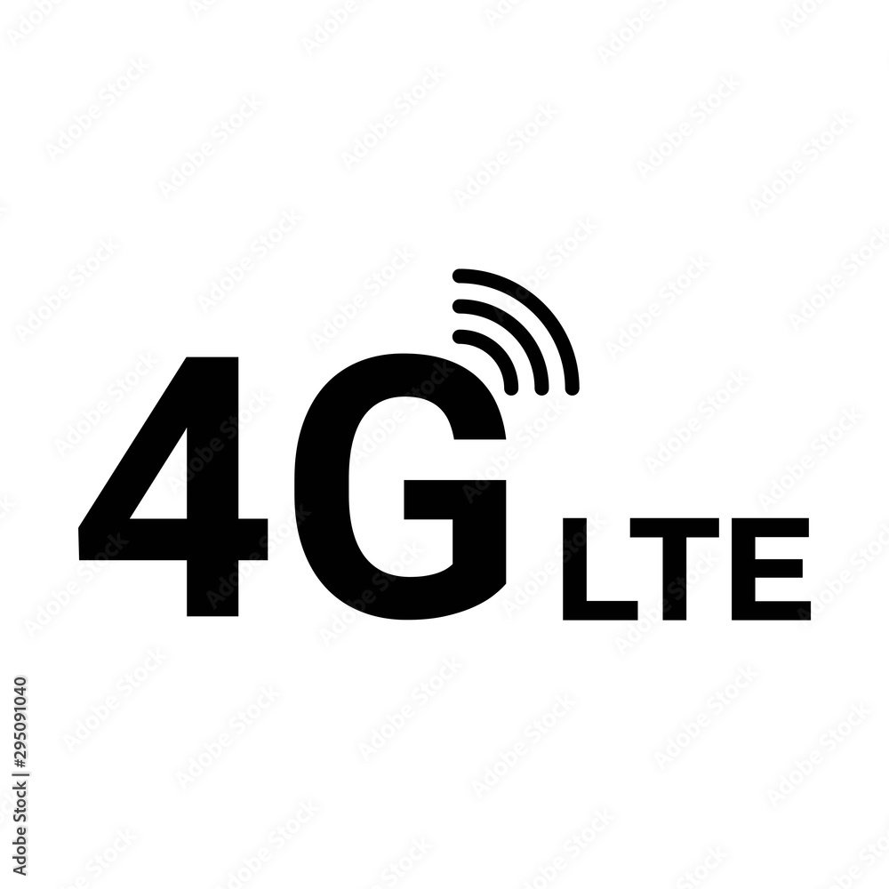 4g icon vector logo template Stock Vector | Adobe Stock