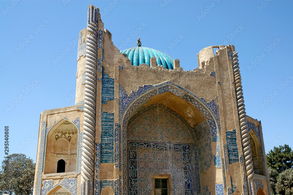 The Shrine of Khwaja Abu Nasr Parsa (Green Mosque) in Balkh ...