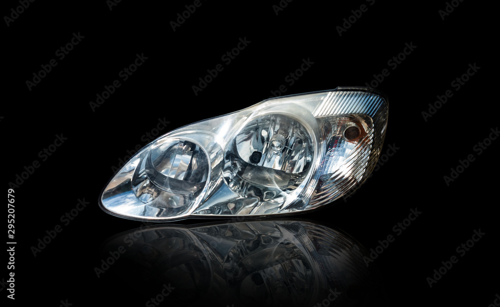 Car headlight system, led technology, spare parts clipping part Stock ...