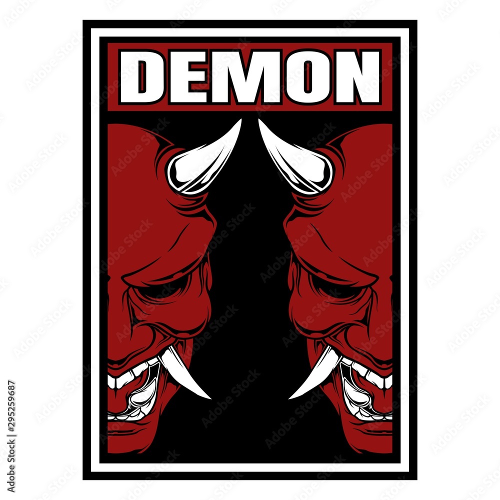 demon,monster,satanic hand drawing Stock Vector | Adobe Stock