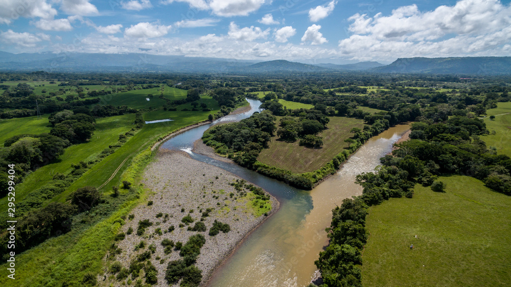 Poster two rivers joining in one – Wall Art | UkPosters