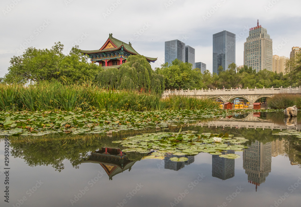 Urumqi, China - capital of the Xinjiang Uygur Autonomous Region and ...