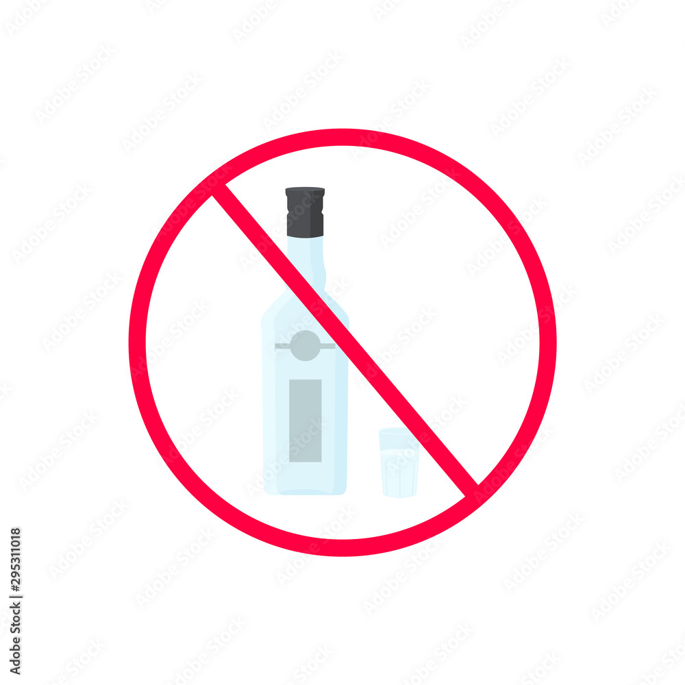 Anti Drinking Sign