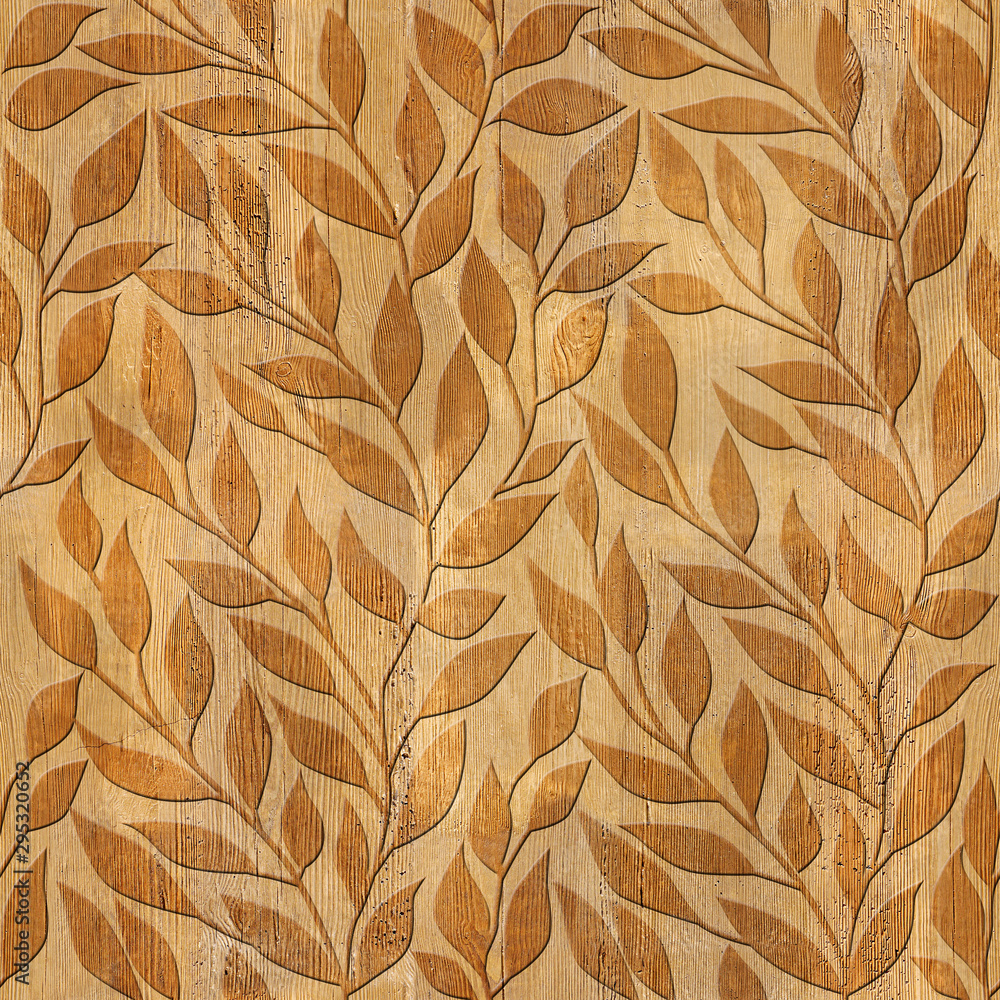 Citrus leaves - Pattern of the decorative background - wood texture ...