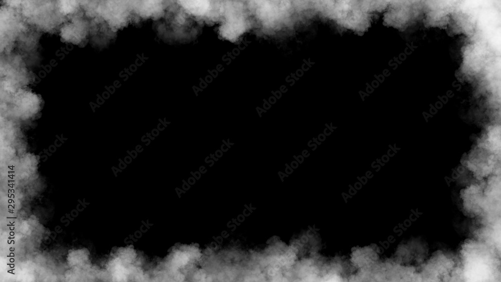 Overlays screen border. Vintage smoke frame texture. Design element ...