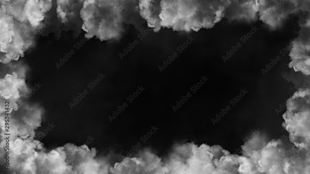 Overlays screen border. Vintage smoke frame texture. Design element ...