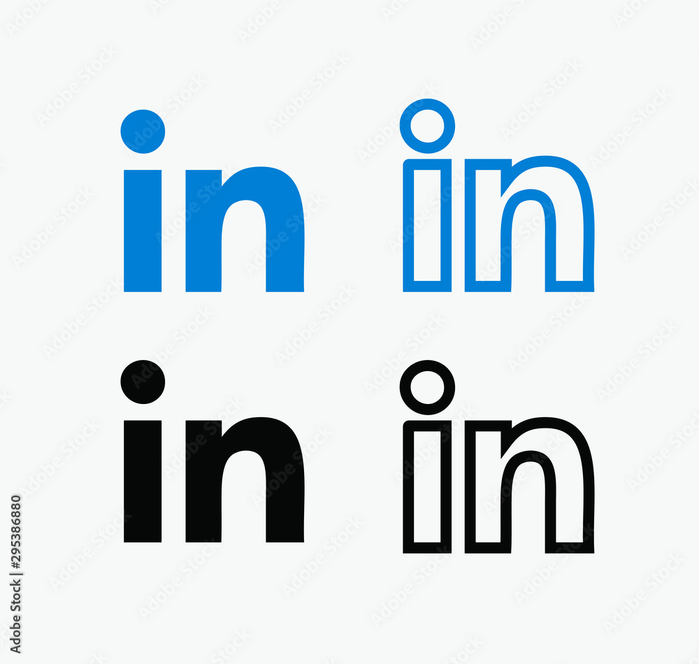 linkedin logo. linkedin icon. linkedin button editorial Stock Vector ...