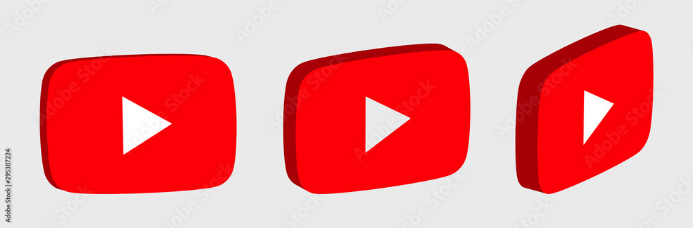 youtube logo. youtube button.youtube vector Stock Vector | Adobe Stock