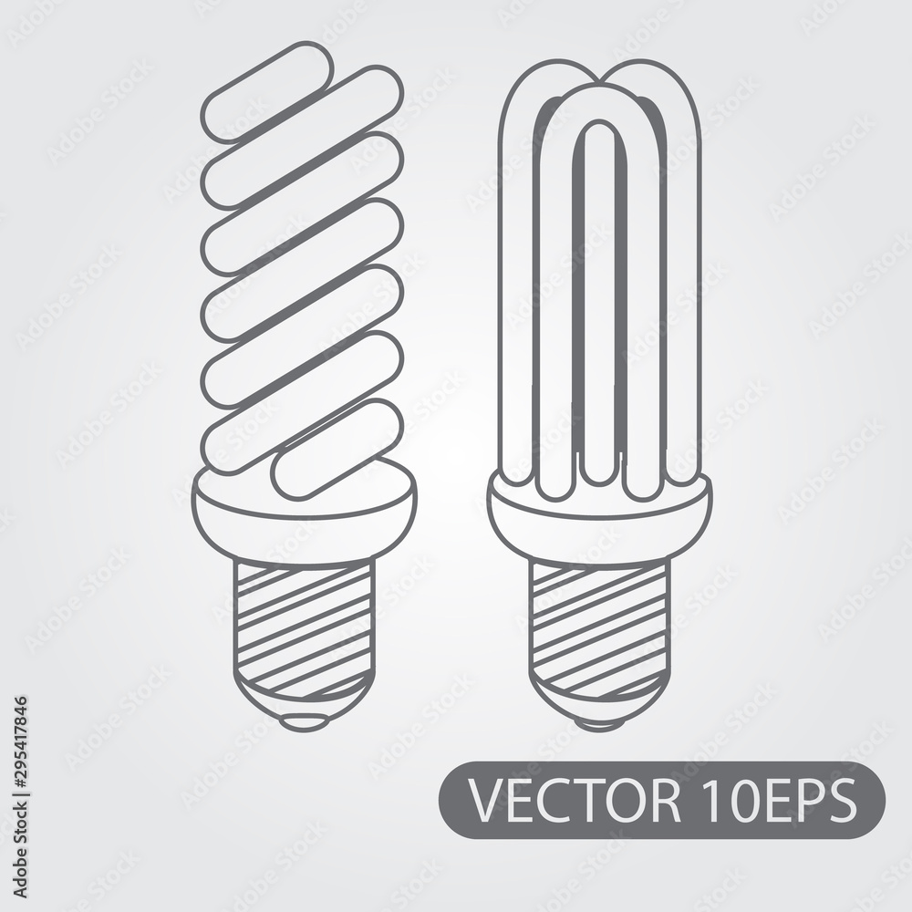 Modern Light Bulb Drawing