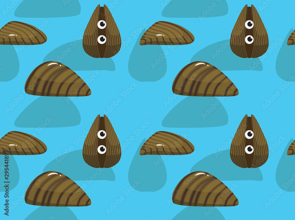 Mussel Cartoon