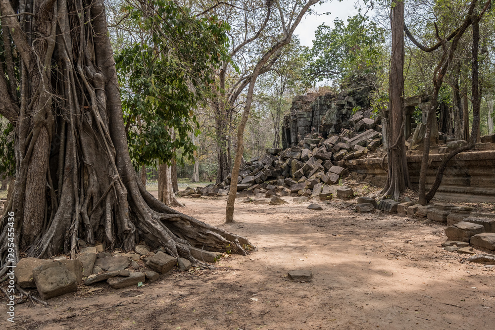 Iconic Beng Mealea temple in Siem Reap province, Cambodia Stock Photo ...
