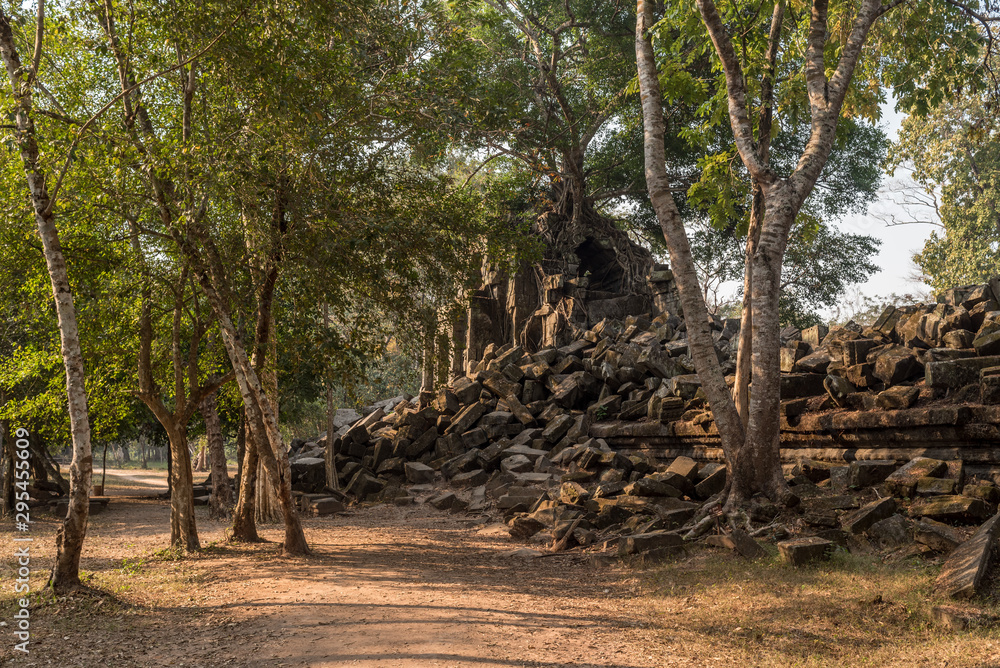 Iconic Beng Mealea temple in Siem Reap province, Cambodia Stock Photo ...