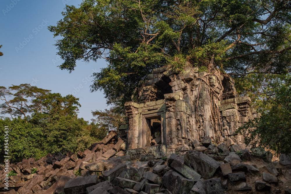 Iconic Beng Mealea temple in Siem Reap province, Cambodia Stock Photo ...