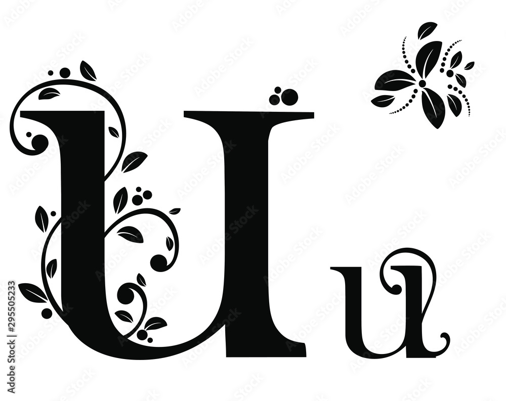 Lowercase Calligraphy U