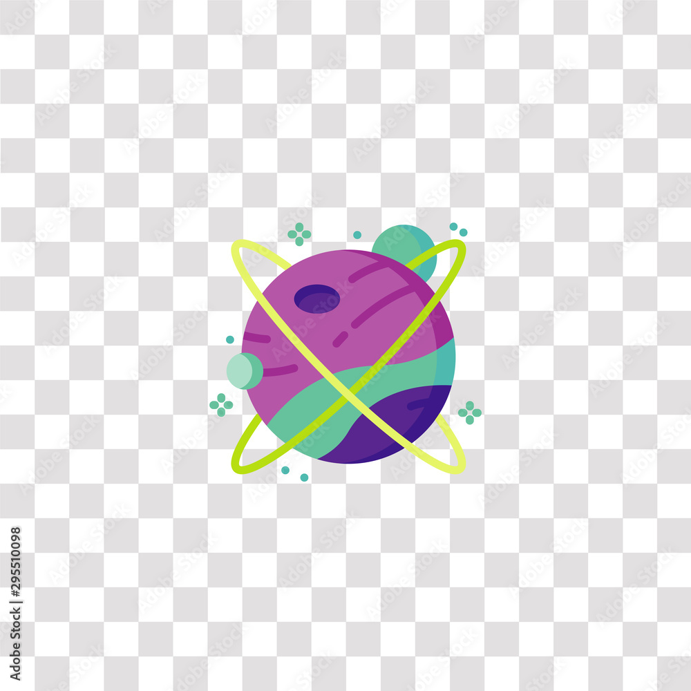planets icon sign and symbol. planets color icon for website design and ...