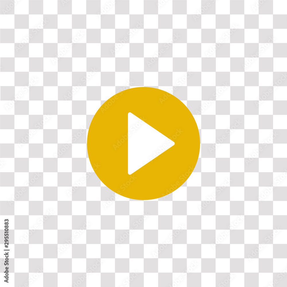 play button icon sign and symbol. play button color icon for website ...