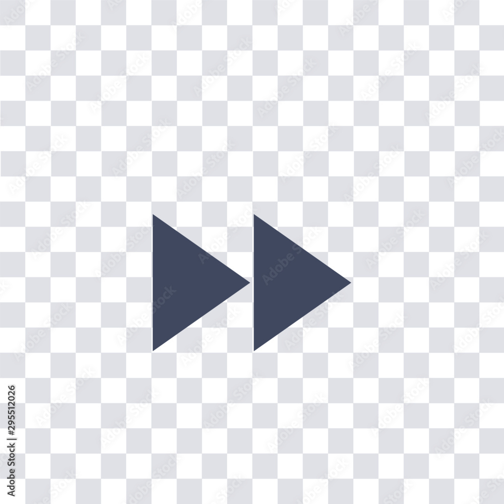 Vecteur Stock fast forward icon sign and symbol. fast forward color ...